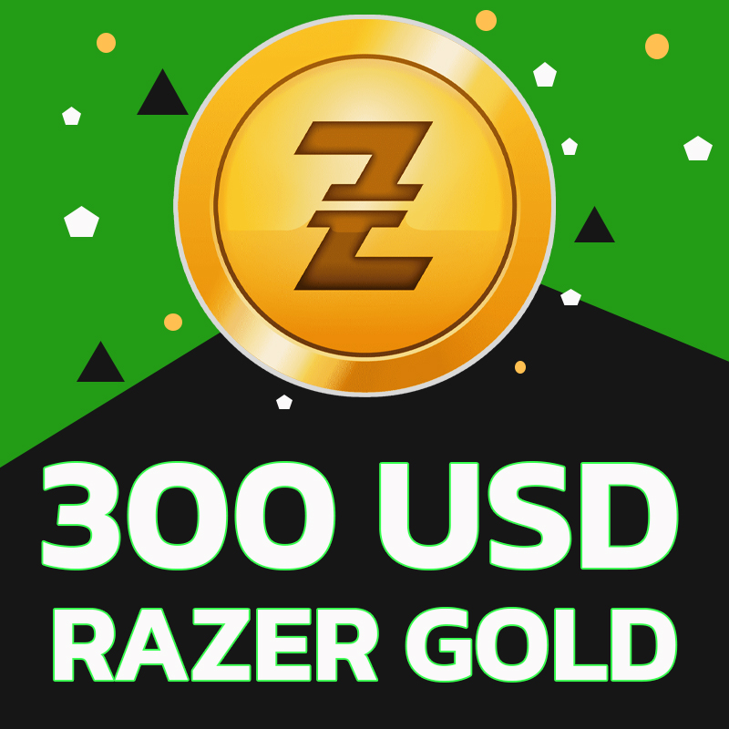 Razer Gold 300 USD Hipopotamya Razer Gold 300 USD Hipopotamya
